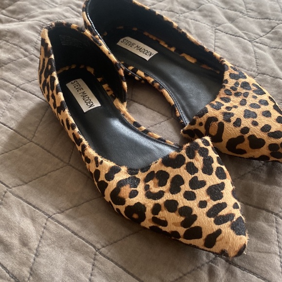 Steve Madden | Shoes | Steve Madden Leopard Print Flats | Poshmark